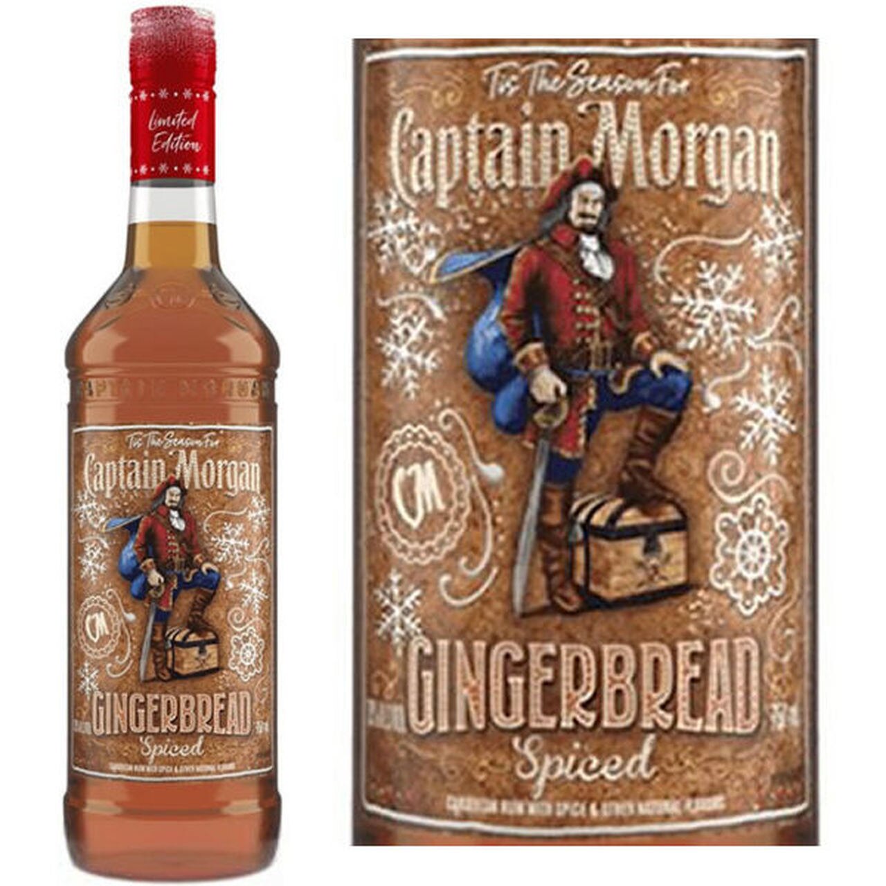 Captain Morgan Gingerbread Spiced Rum 750ml | Liquor Store Online