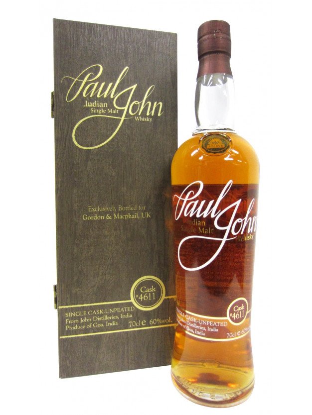 Paul John - UK Exclusive Unpeated Single Cask #4611 Whisky 70CL ...
