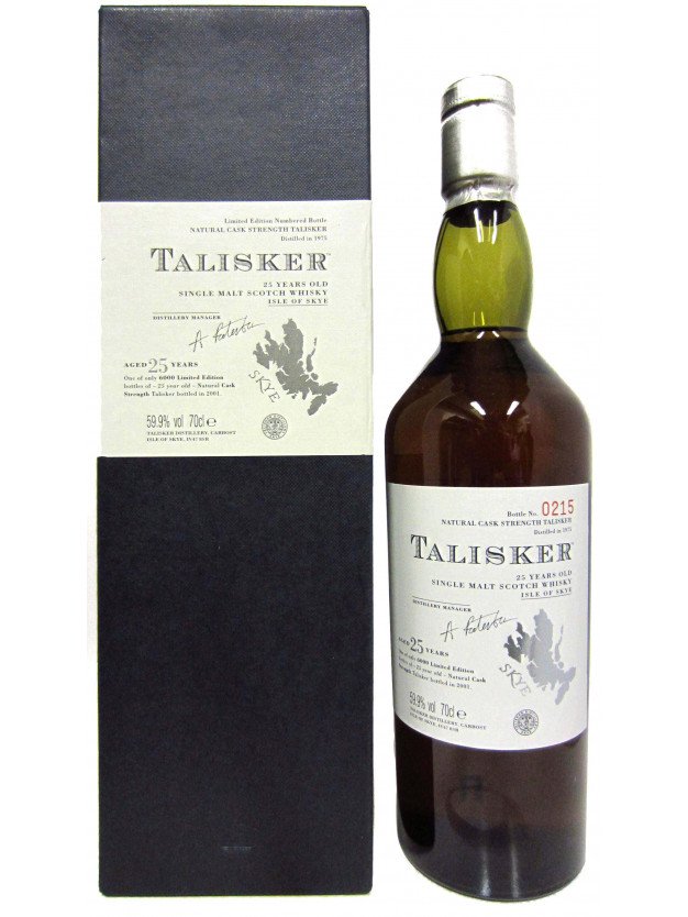 Talisker - Single Malt Scotch - 1975 25 year old Whisky 70CL ...