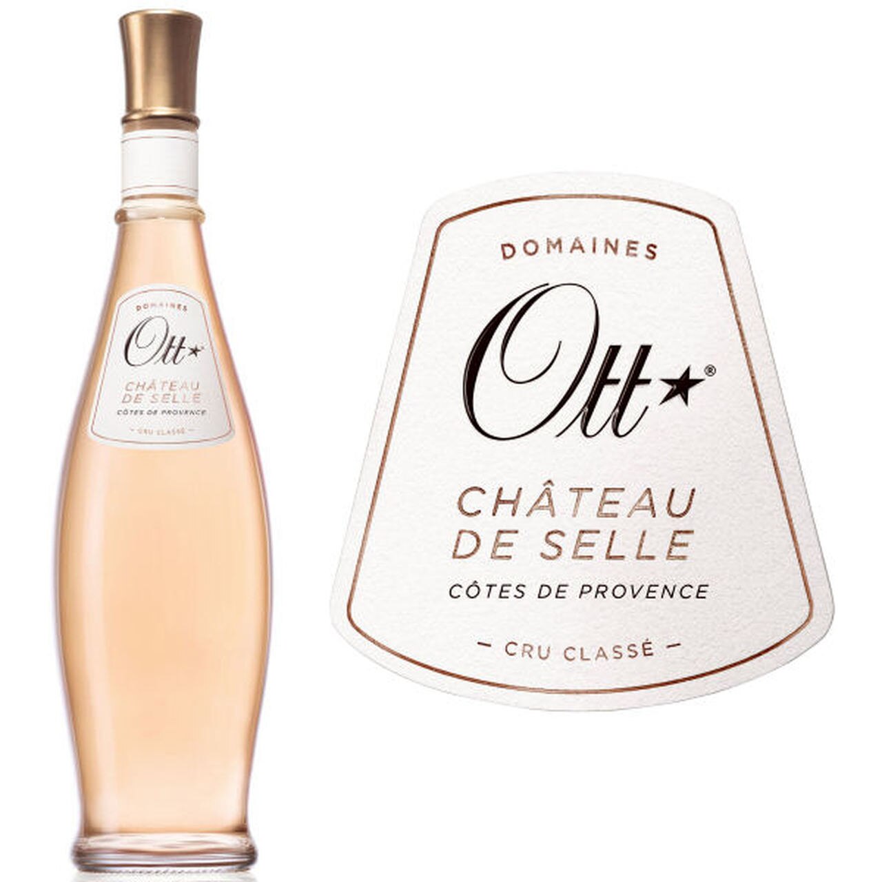 Domaines Ott Chateau de Selle Cotes de Provence Rose 2017 1.5L Rated ...