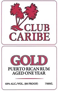 Club Caribe Rum Gold 750ml | Liquor Store Online