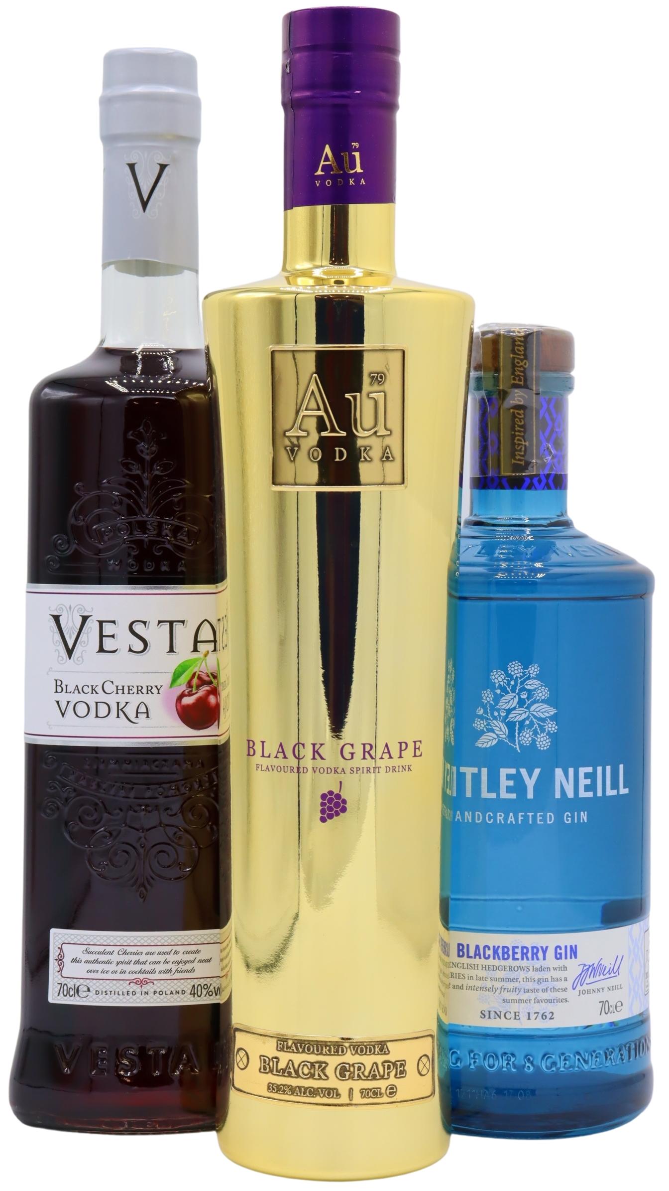 Multiple Distillery Packs - Dark Fruits Spirits Bundle 3 x 70cl Spirit ...