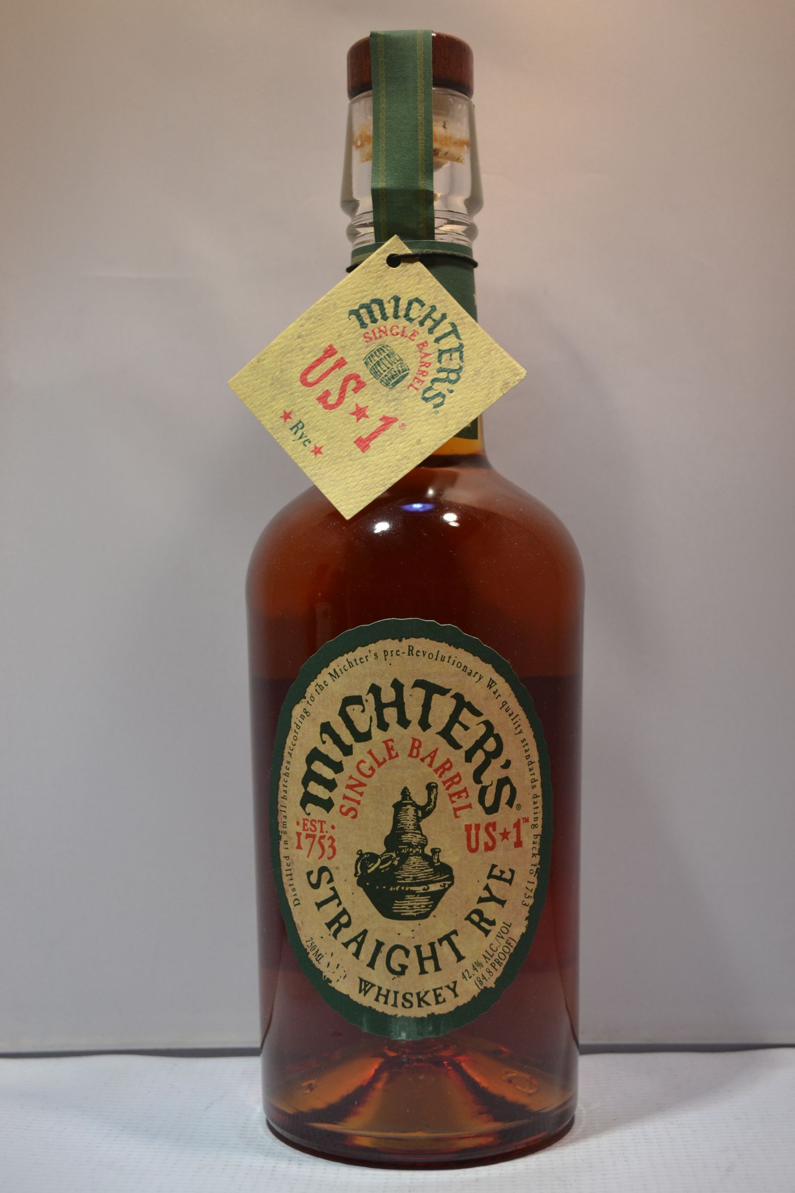 Michters Whiskey Single Barrel Rye Kentucky 750ml | Liquor Store Online