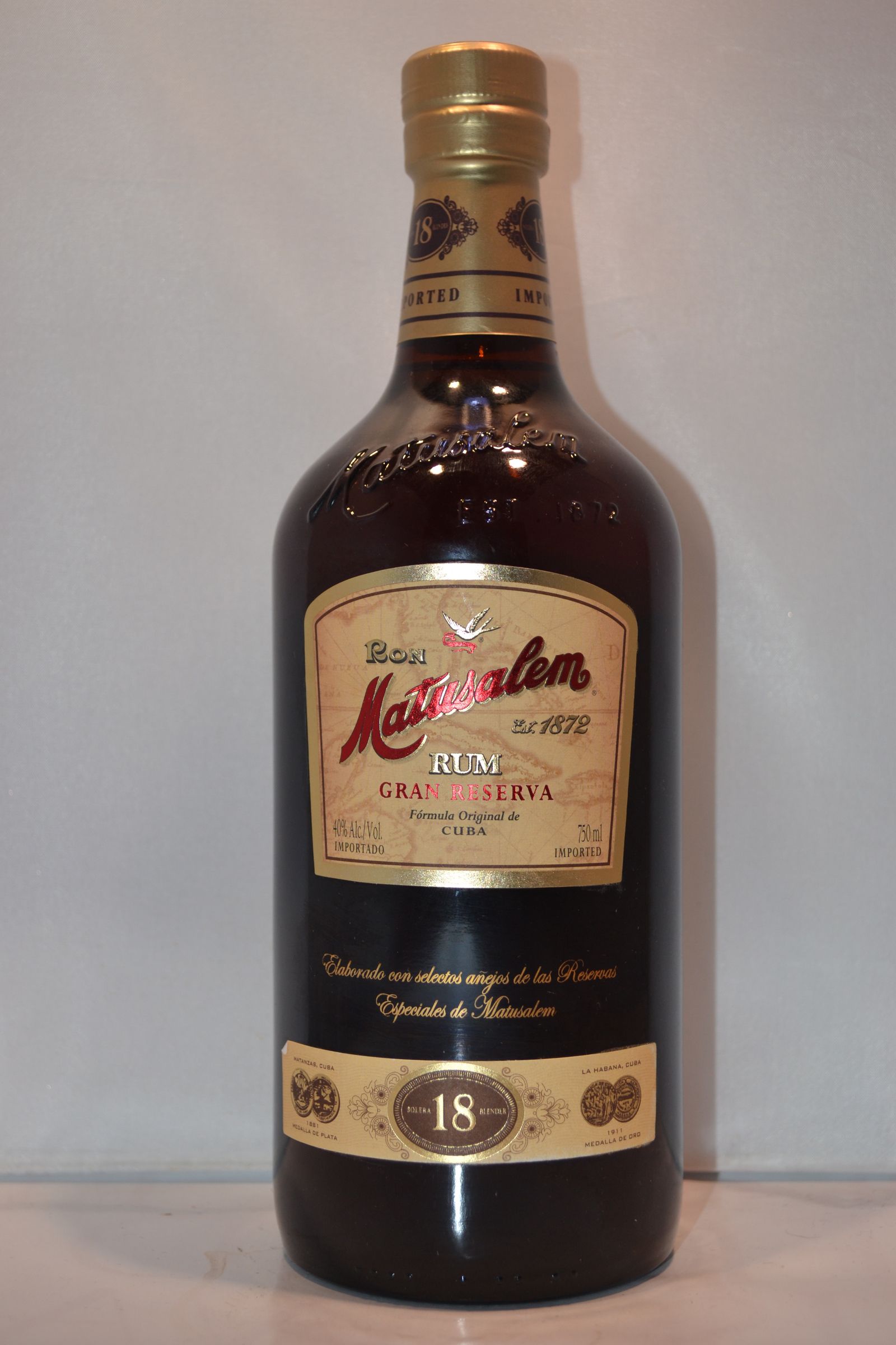 Matusalem Rum Gran Rsv 18 Yr 750ml | Liquor Store Online