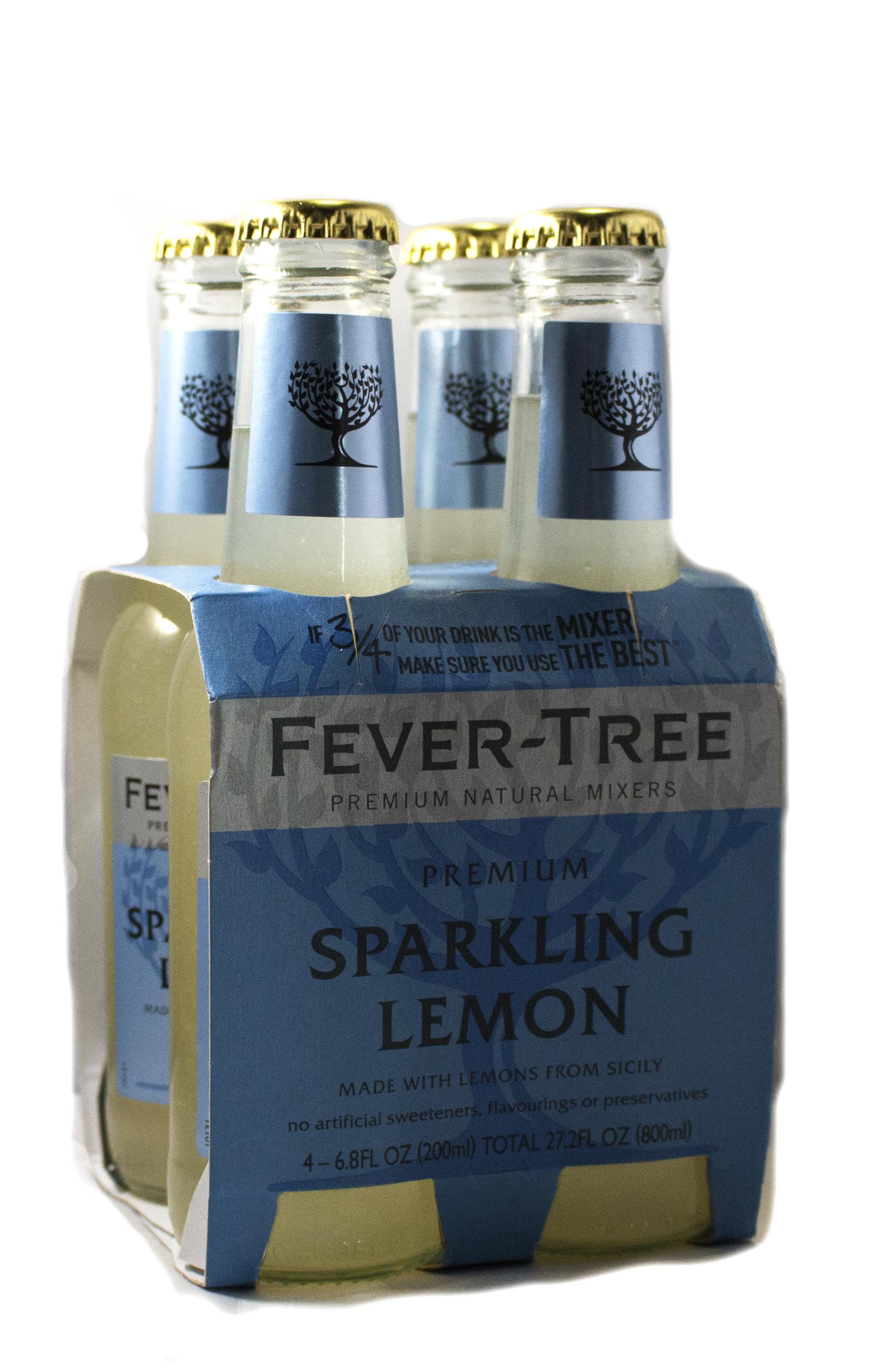 Fever Tree Lemon Spark 4x7oz Bot | Liquor Store Online
