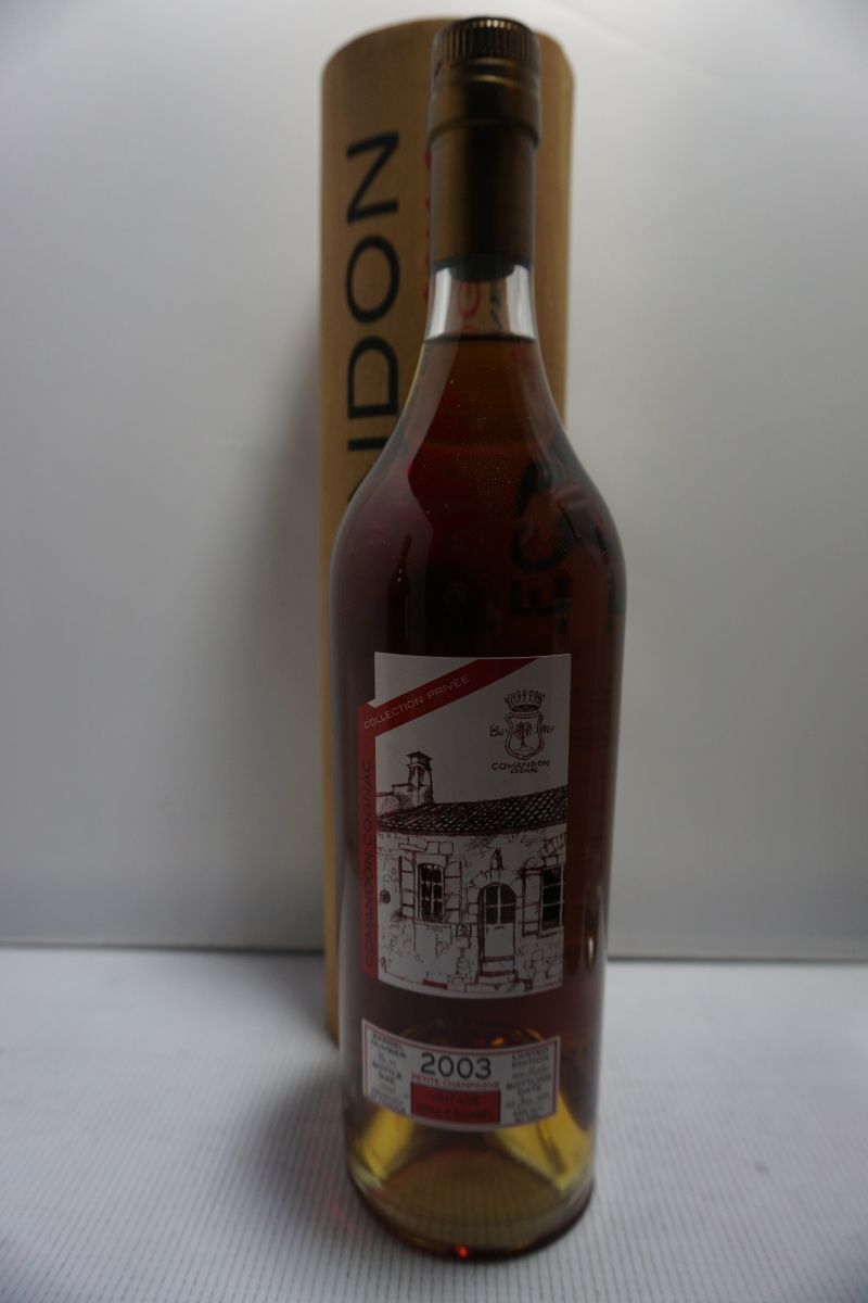 Comandon Cognac Xo Single Barrel Petite Champagne Barrel No 33 Vtg 2003 ...