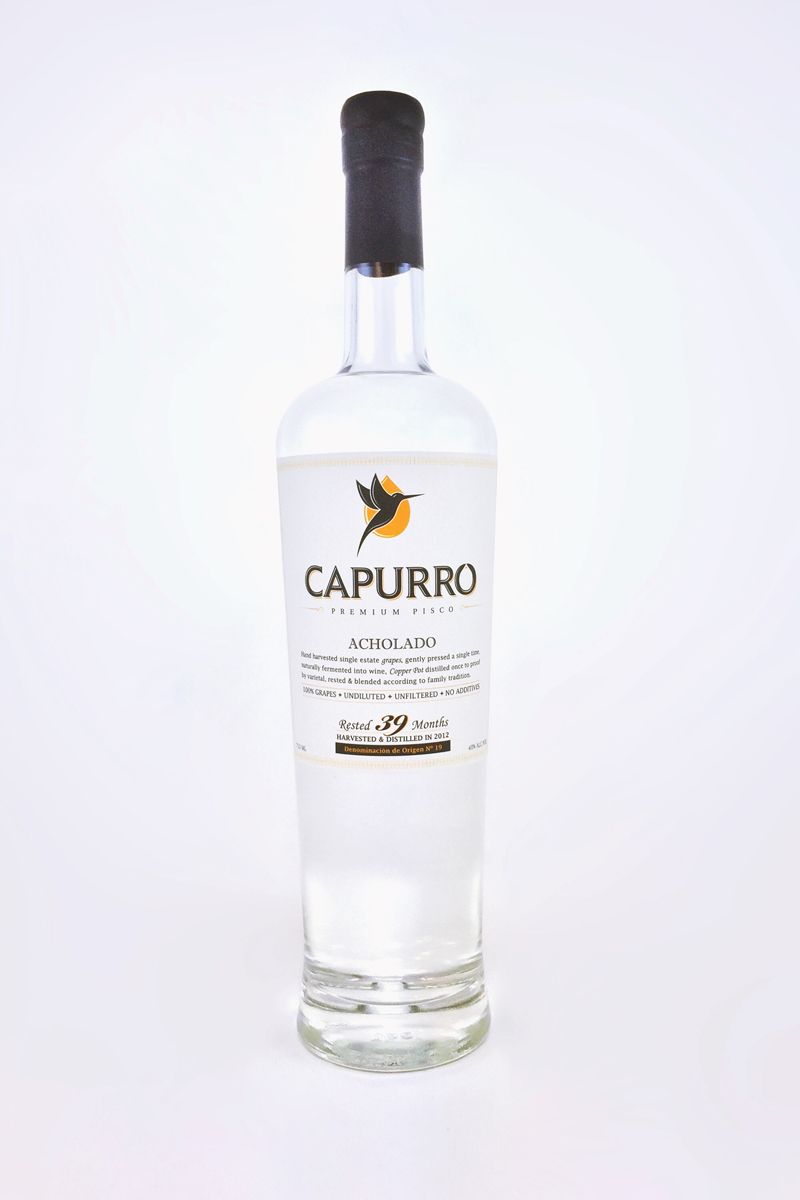 Capurro Pisco Premium Acholado Rested 39 Months 750ml | Liquor Store Online