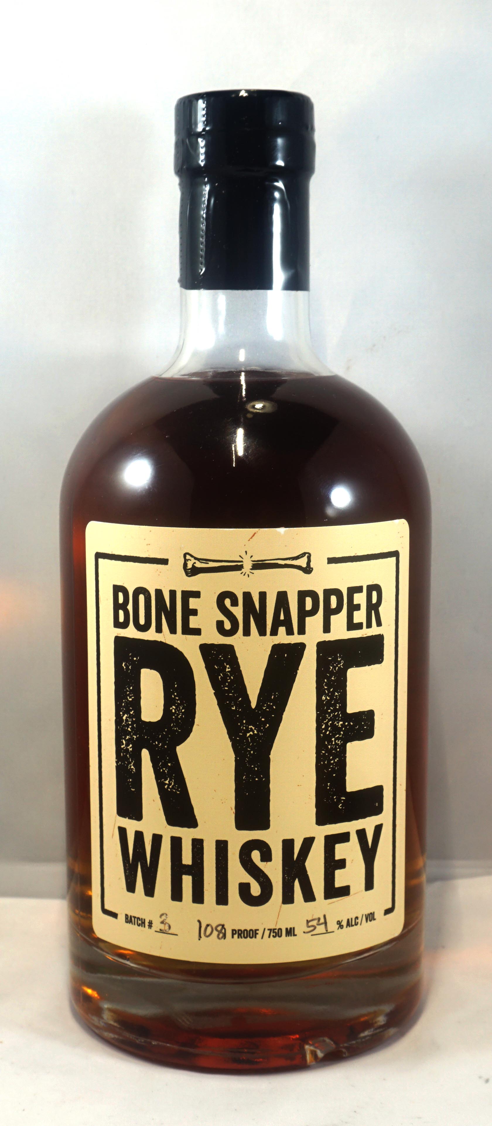 Bone Snapper Whiskey Rye Kentucky 108pf 750ml | Nationwide Liquor