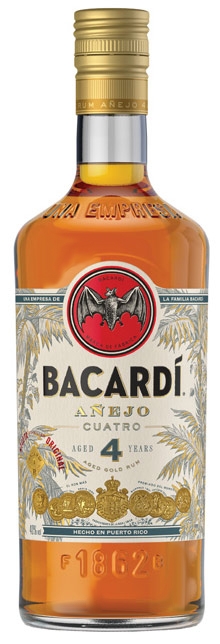 Bacardi Rum Anejo Cuatro 4yr 750ml | Liquor Store Online