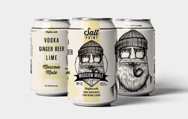 Salt Point Moscow Mule 12oz Can | Liquor Store Online