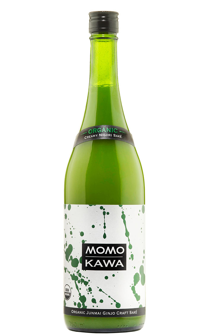 Momokawa Junmai Ginjo Nigori Organic Sake Oregon 750ml | Nationwide Liquor