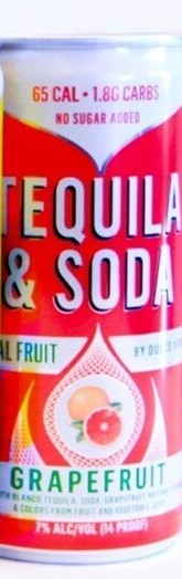 Dulce Vida Tequila & Soda Grapefruit Cocktail 4x200ml Can | Liquor ...