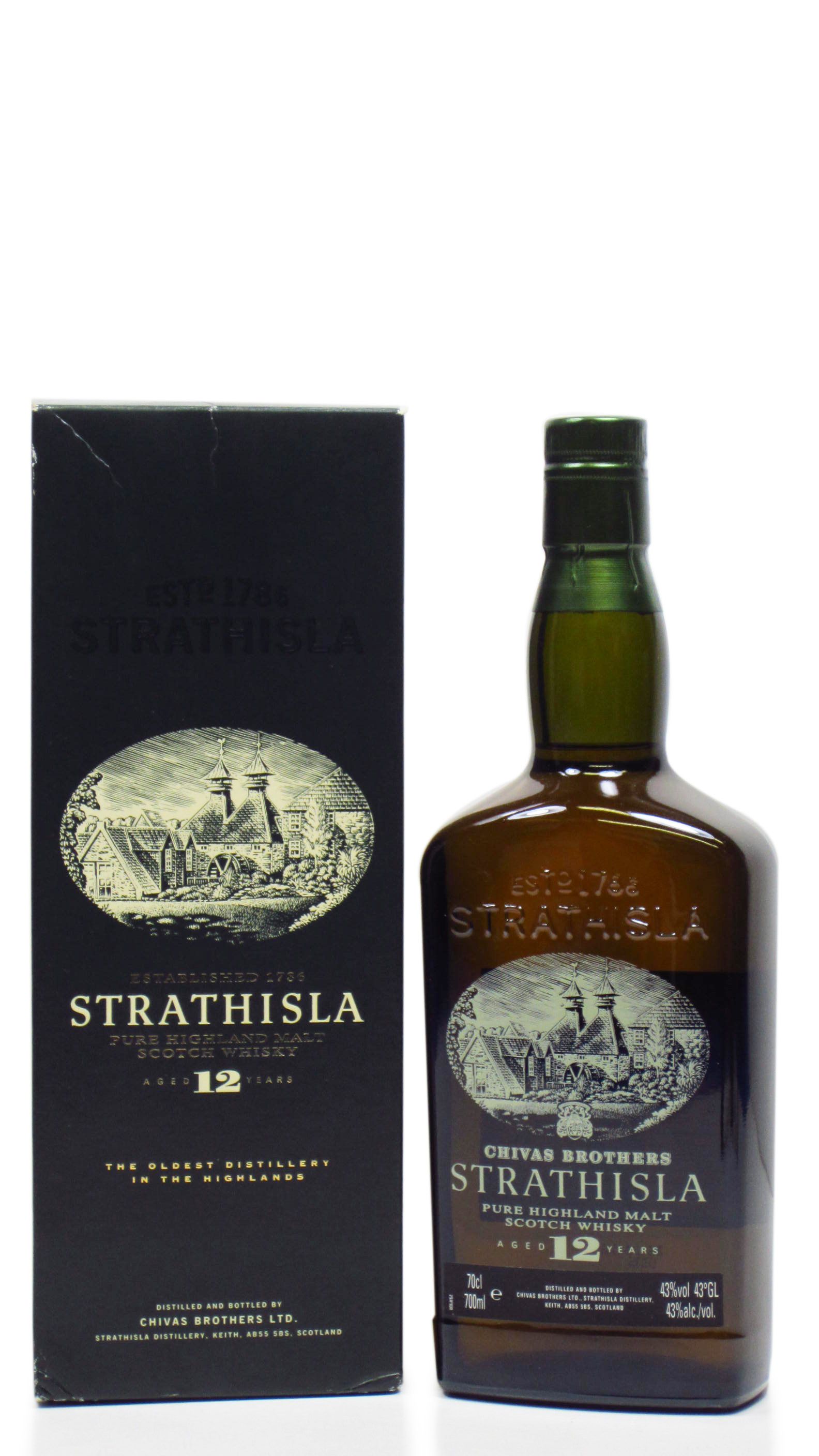 Strathisla - Pure Highland Malt (old bottling) 12 year old Whisky 70CL ...