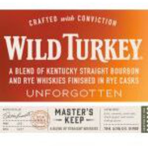 Wild Turkey Master's Keep Unforgotten Rye Cask Finished Bourbon Limit ...