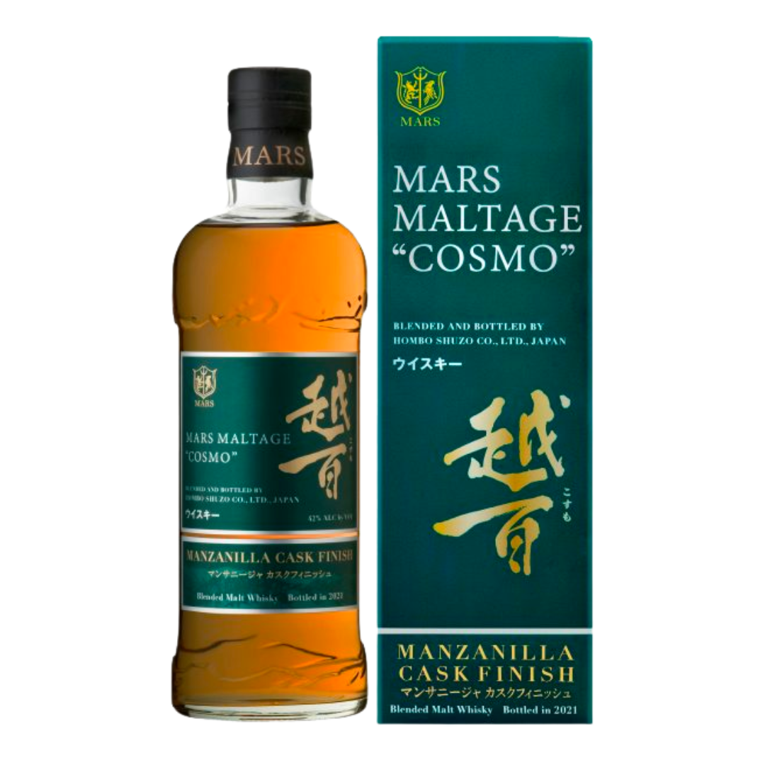 Mars Maltage Cosmo Whisky Manzanilla Sherry Cask Finish 2021 Japan 84pf 700ml | Liquor Store Online