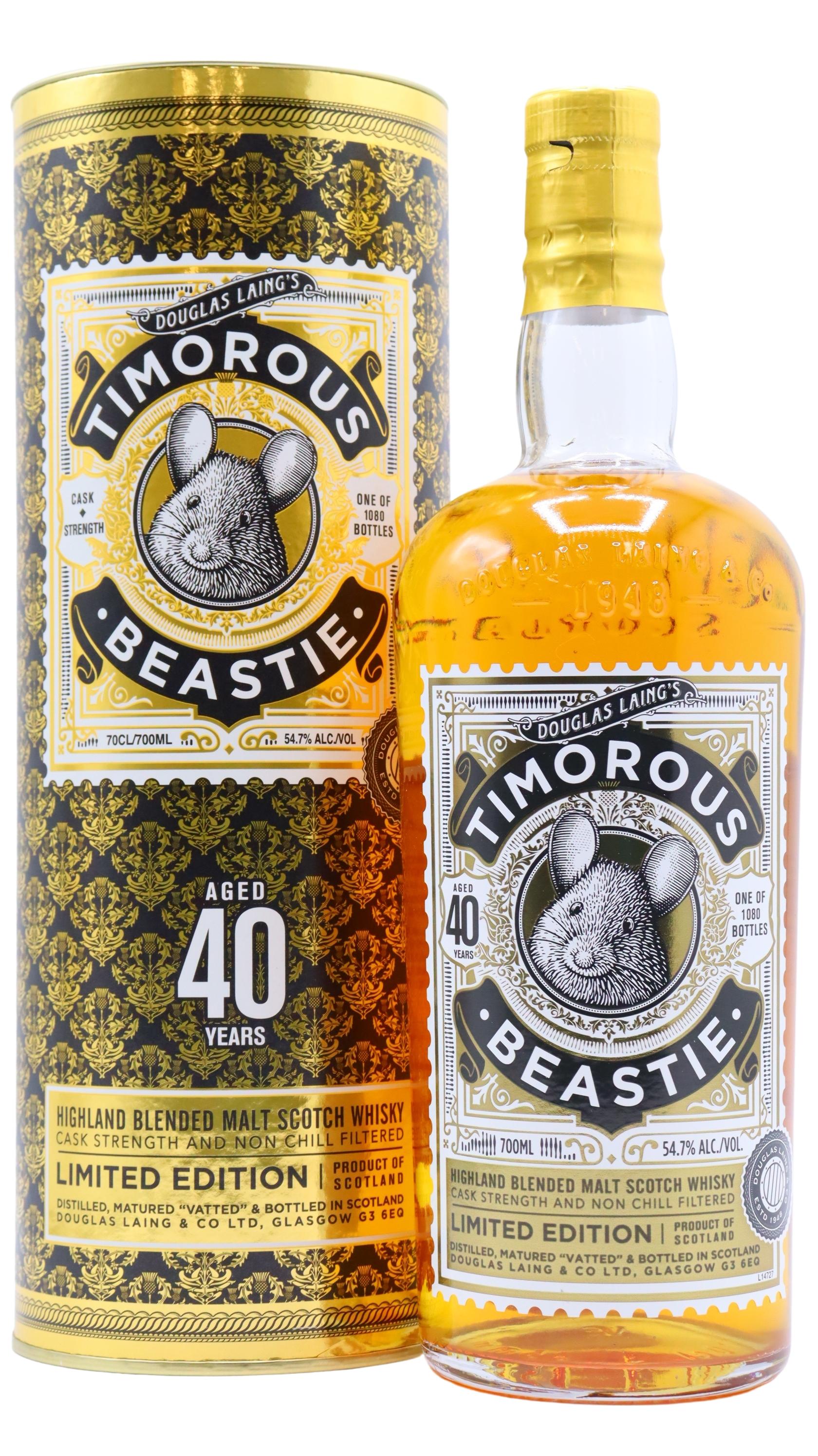 Timorous Beastie - Limited Edition 40 year old Whisky | Nationwide Liquor