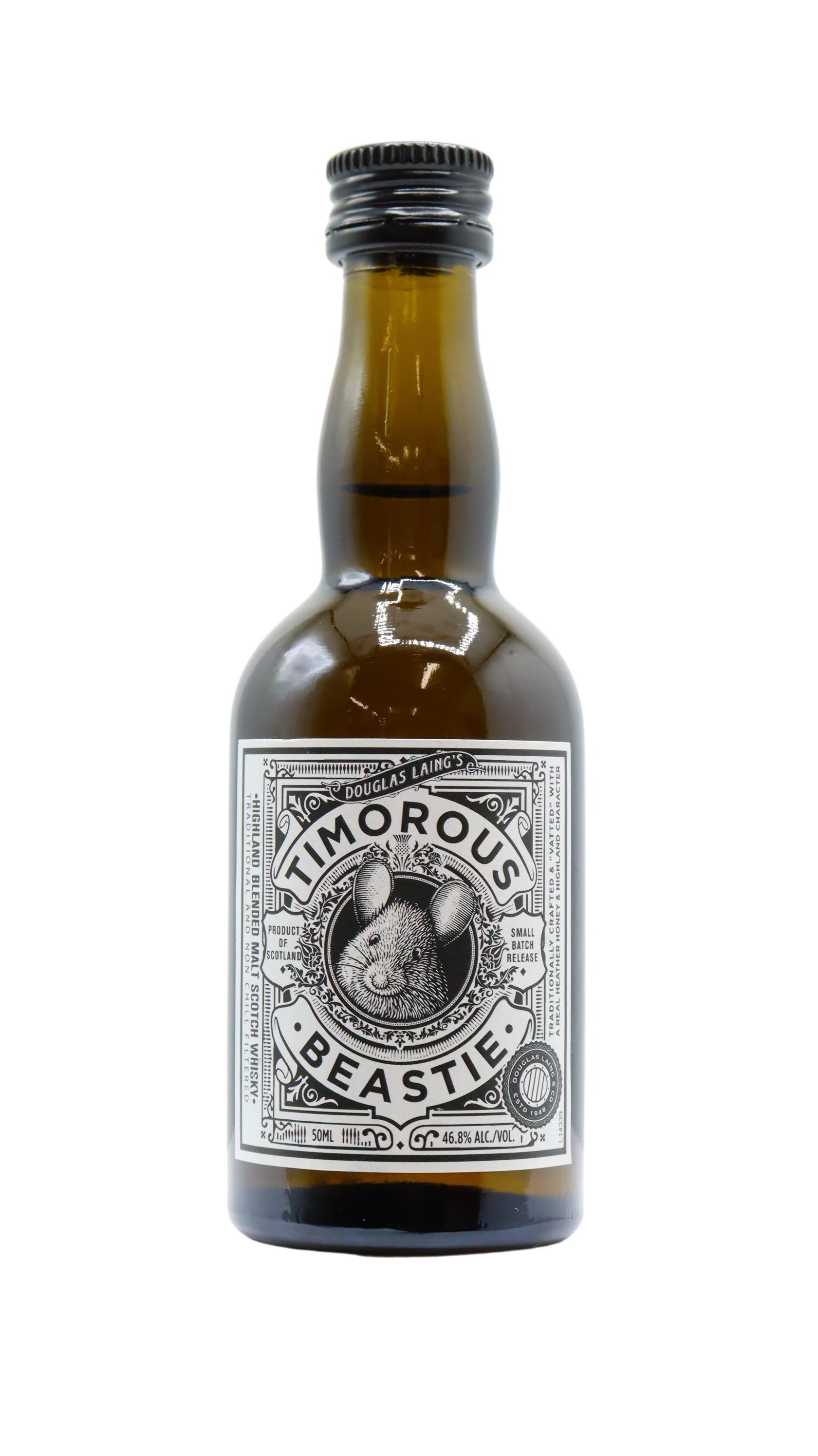 Timorous Beastie - Highland Blended Scotch Miniature Whisky 5CL ...