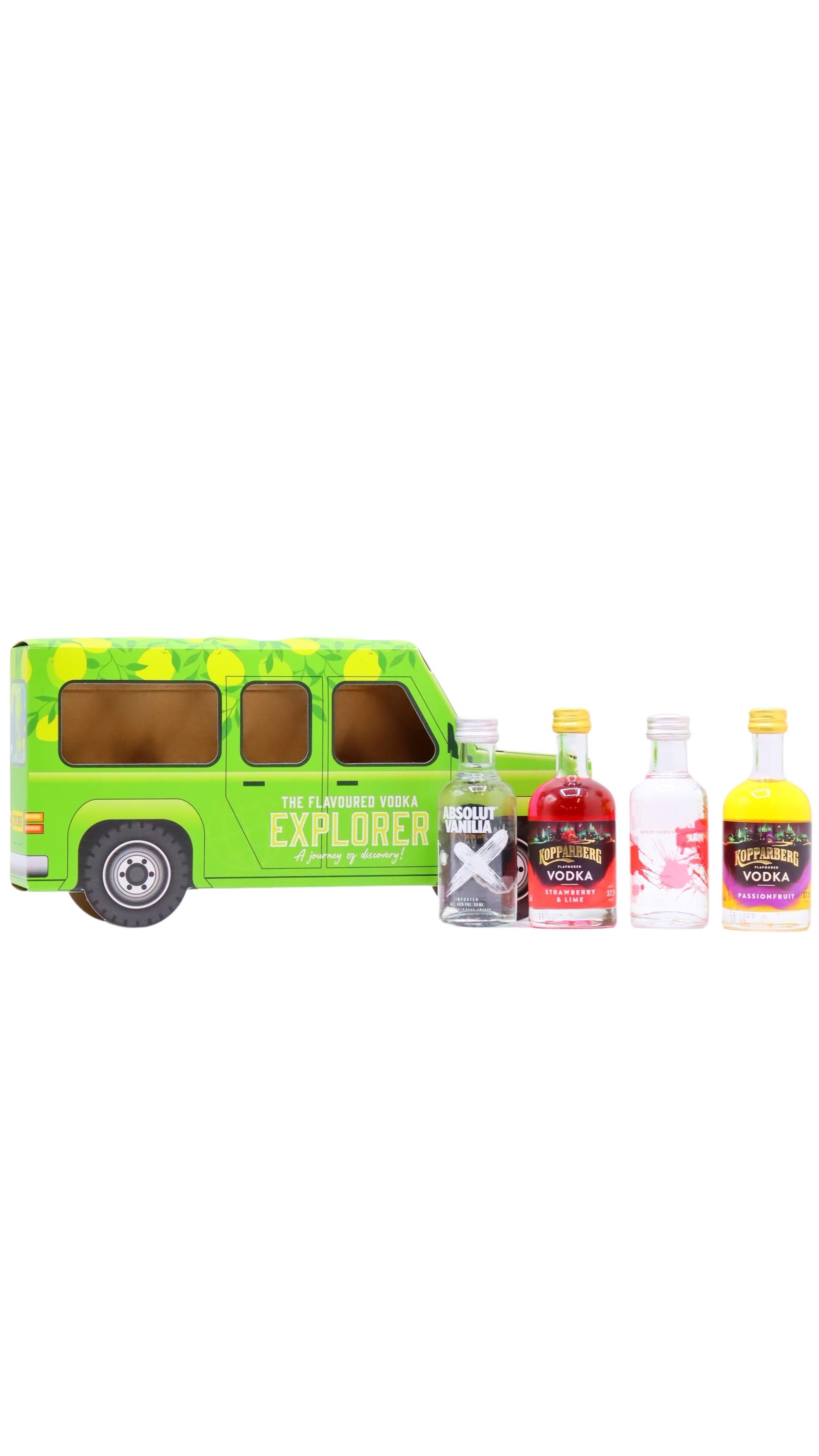 The Flavoured Vodka Jeep Explorer - Miniature Gift Pack Vodka (4 x 5cl ...