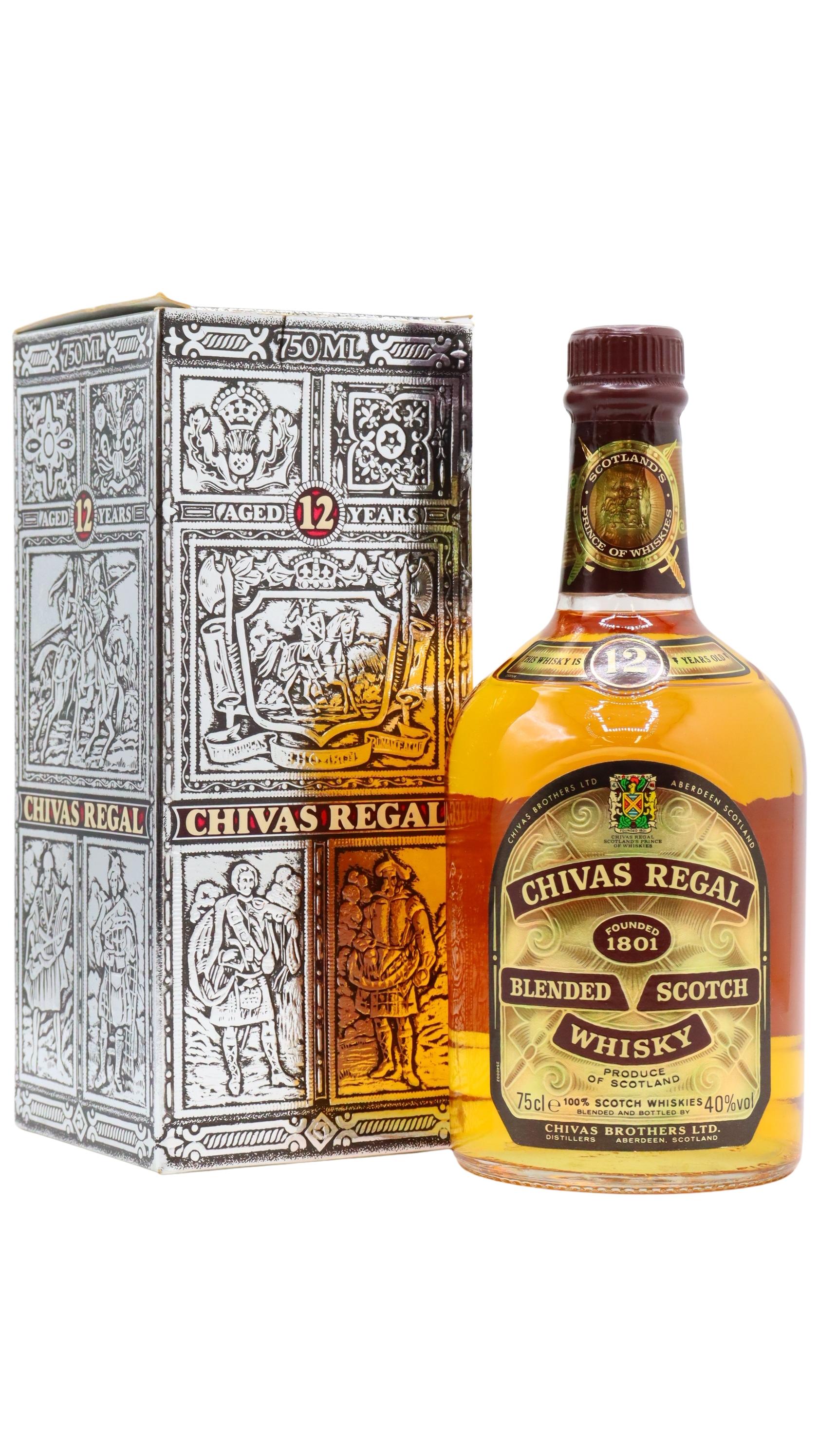 Chivas Regal - Blended Scotch 12 year old Whisky (75cl) (1980's Bottling) | Nationwide Liquor