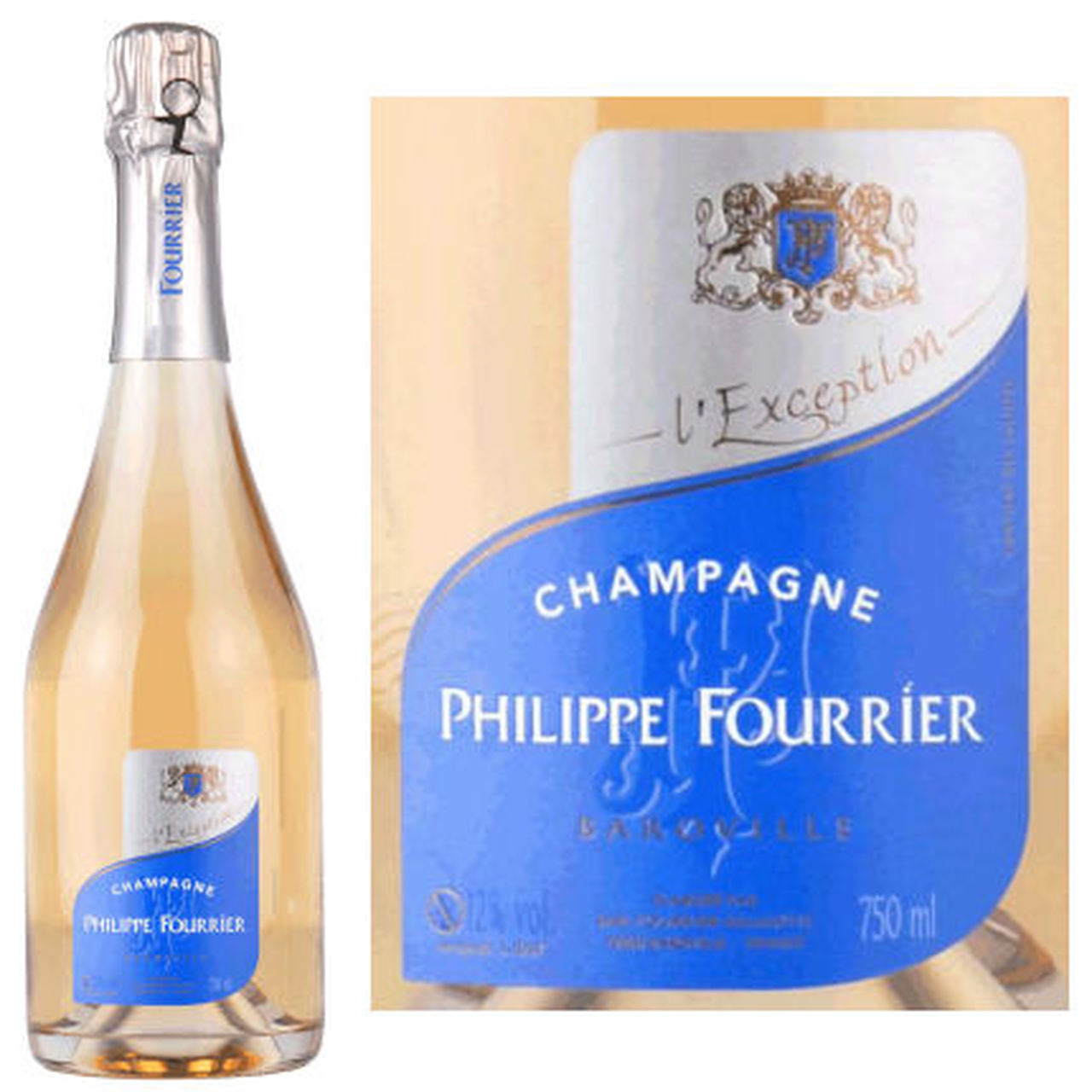 Champagne Philippe Fourrier L'Exception Brut Blanc de Blanc NV | Liquor ...