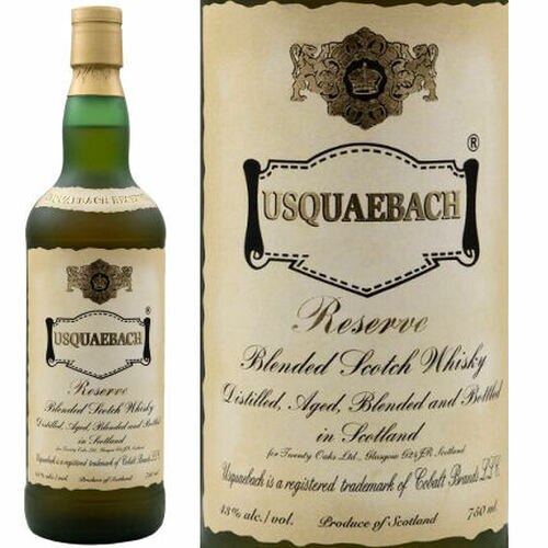 Usquaebach Reserve Premium Blended Highland Scotch Whisky 750ml ...