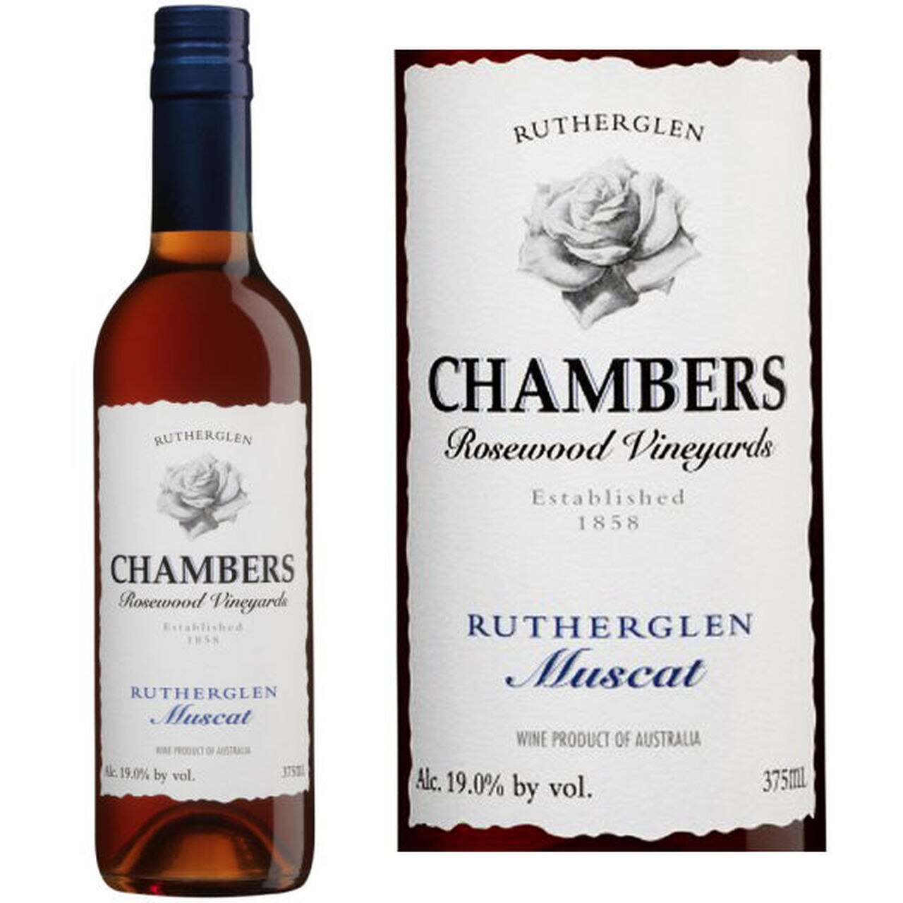 Chambers Rosewood Rutherglen Muscat NV (Australia) 375ML Half Bottle ...