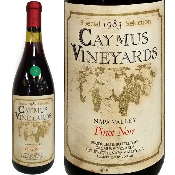 Caymus Special Selection Napa Pinot Noir 1983-3 | Liquor Store Online