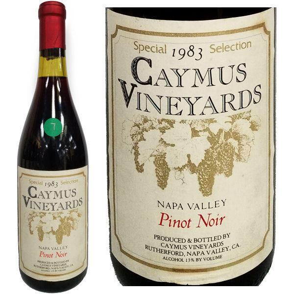 Caymus Special Selection Napa Pinot Noir 1983-7 | Liquor Store Online