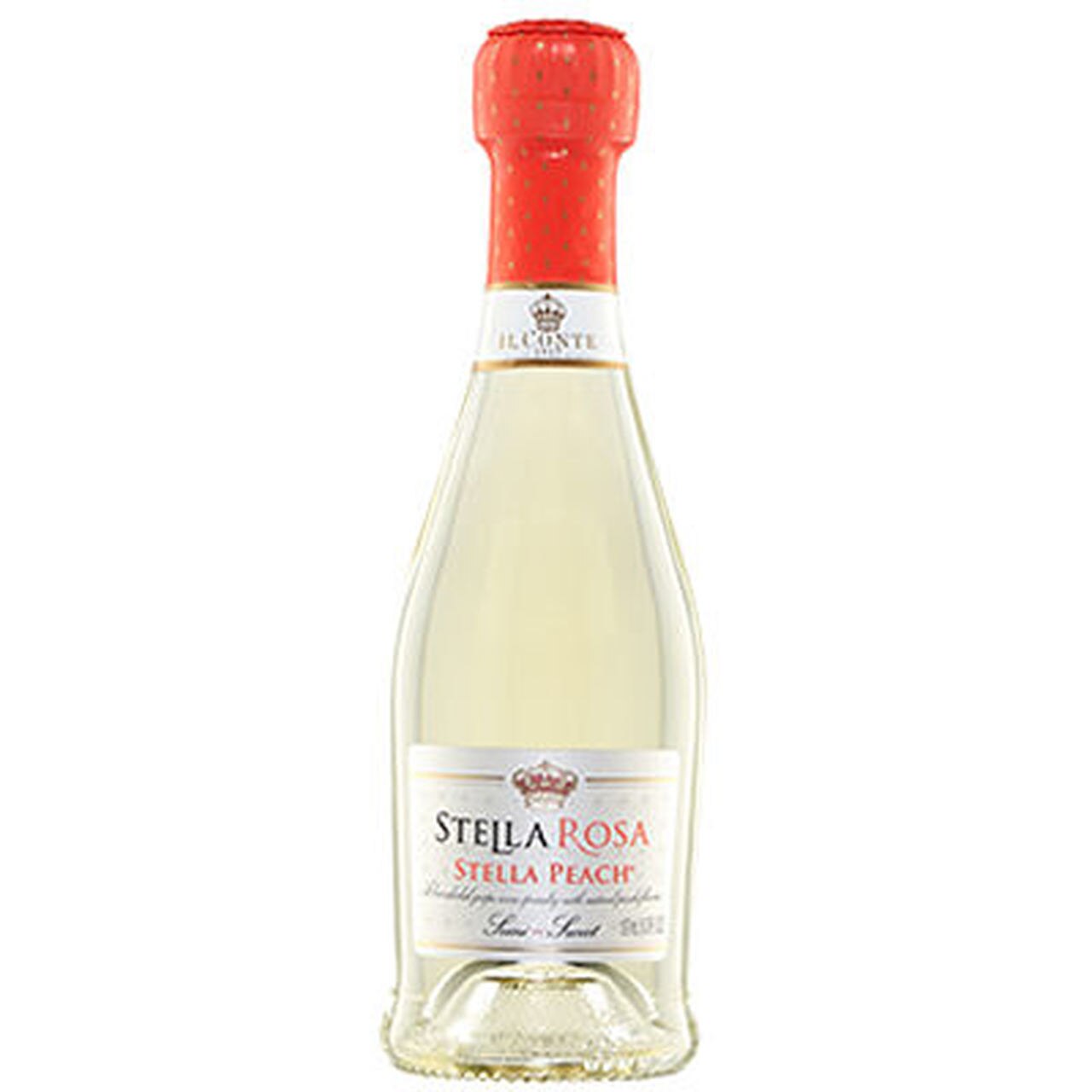 Il Conte d'Alba Stella Rosa Peach NV (Italy) 187ml | Liquor Store Online