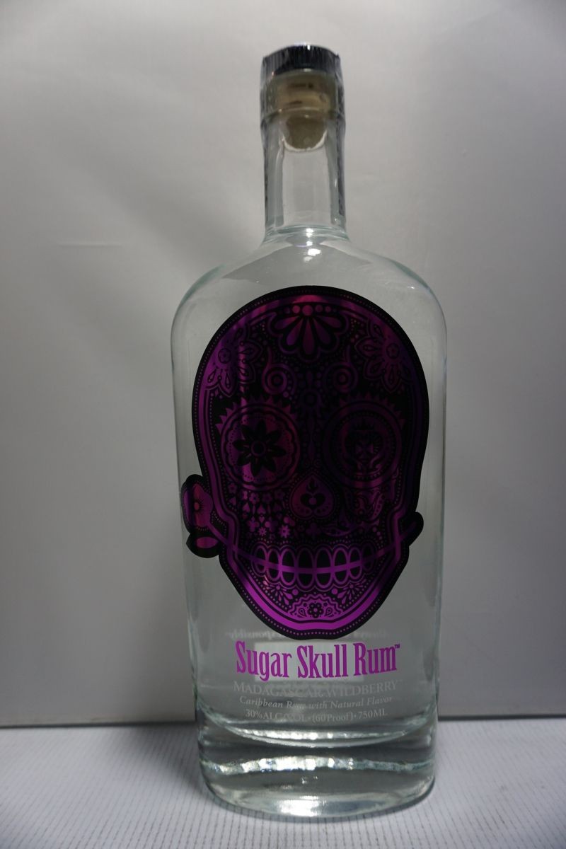 Sugar Skull Rum Madagascar Wildberry Caribbean 750ml | Liquor Store Online