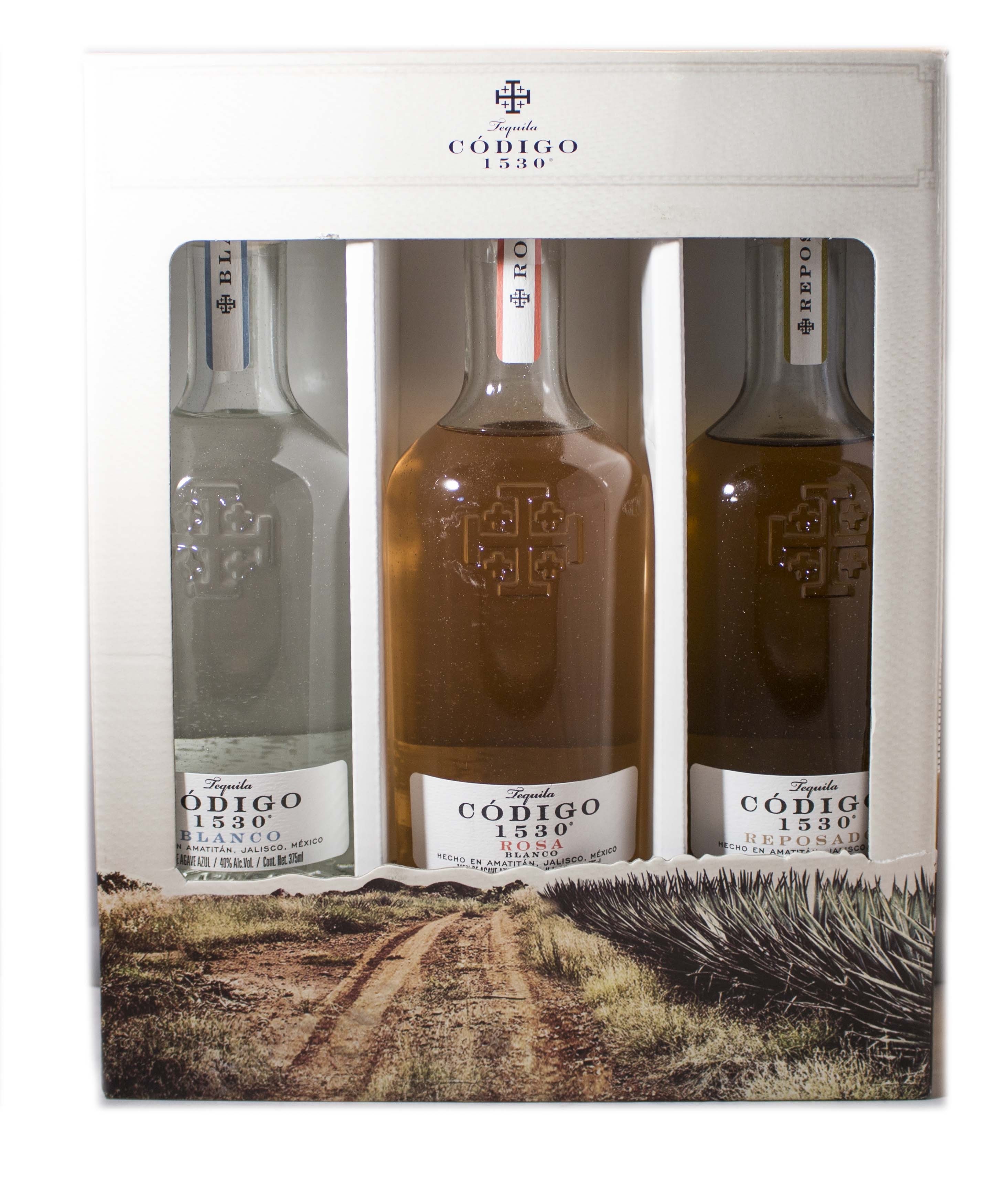 Codigo Tequila Tri Pak Blanco/ Rosa/ Reposado 3x375ml | Liquor Store Online