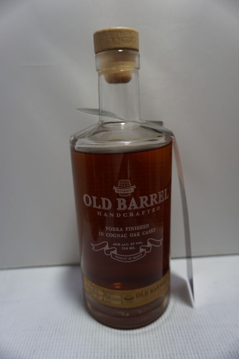 Old Barrel Vodka Handcrafted And Finished In Cognac Oak Cases 750ml ...