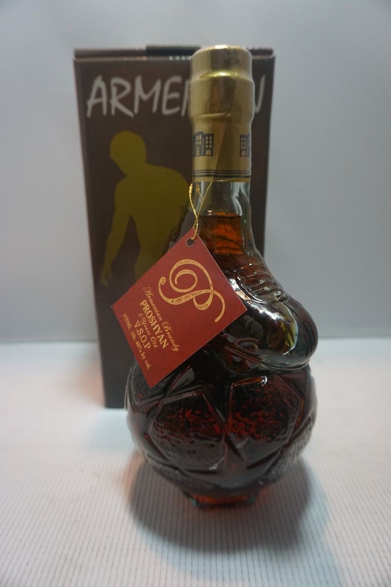Proshyan Brandy Hand Made Figurines Football 5yr Armenia 375ml | Liquor ...
