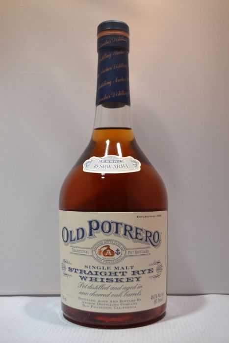 Old Potrero Whiskey Single Malt Straight Rye San Francisco 97pf 750ml ...