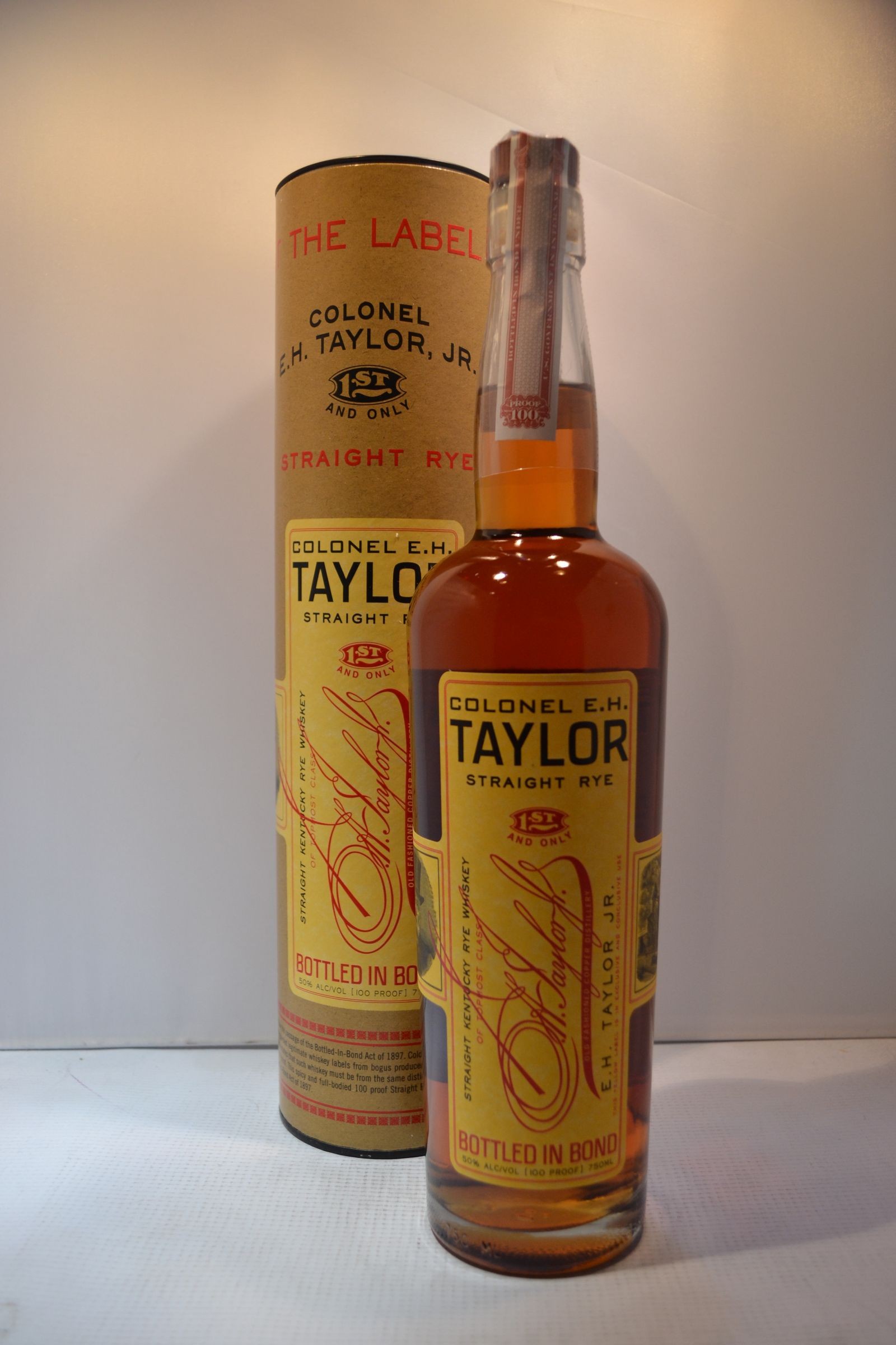 Colonel E.h. Taylor Whiskey Straight Rye Kentucky100pf 750ml | Liquor ...