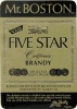 Mr. Boston Brandy Five Star 1.75L | Nationwide Liquor