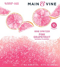 Beringer Pink Grapefruit Spritzer Main & Vine 250ml | Liquor Store Online