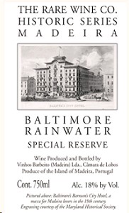 Rare Wine Madeira Rainwater Historic Series Baltimore 750ml | Liquor ...