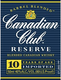 Canadian Club Canadian Whisky Reserve 10 Year 1.75L | Nationwide Liquor
