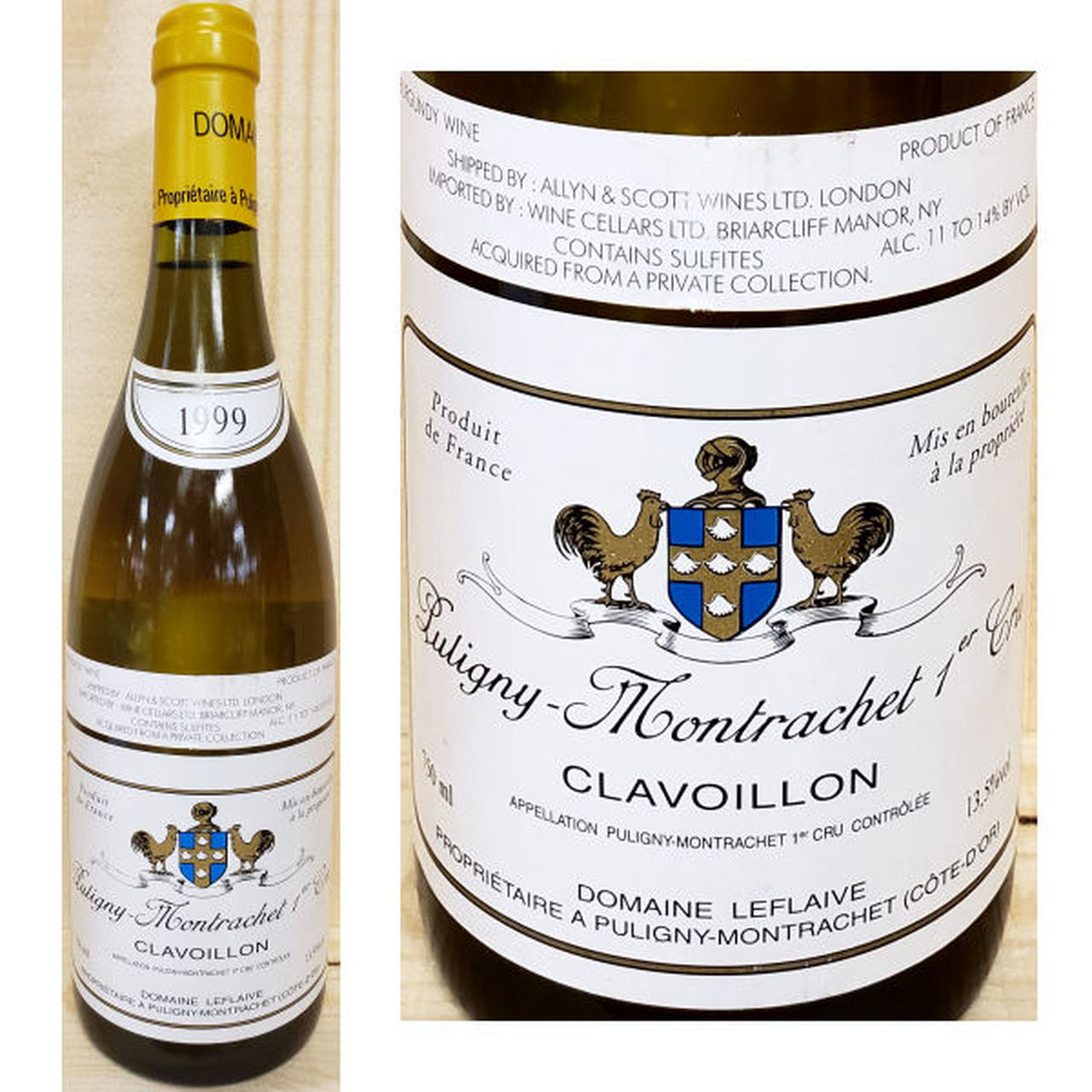 Domaine Leflaive Puligny-Montrachet 1er Cru Clavoillon White Burgundy ...