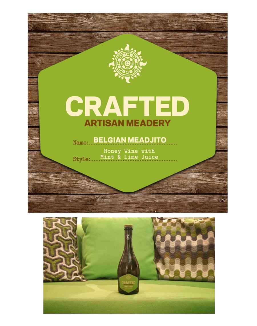 Crafted Artisan Meadery - Belgian Meadjito (375ml) | Liquor Store Online